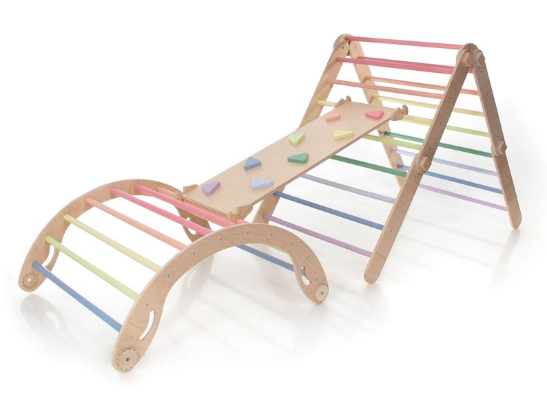 Pastel Transformable Climbing Triangle, Arch And R... | The Good Boutique